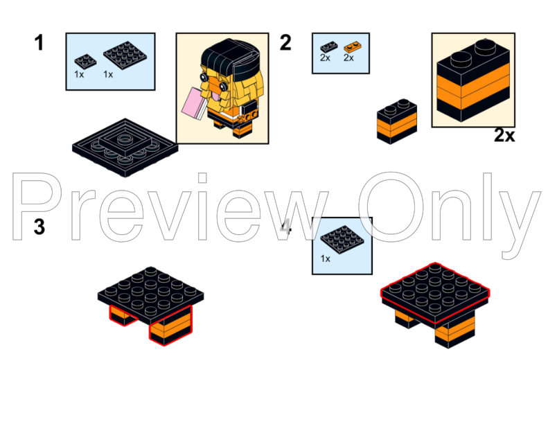 LEGO MOC-204524 Mini Gritty - Philadelphia Flyers Mascot by marathon ...
