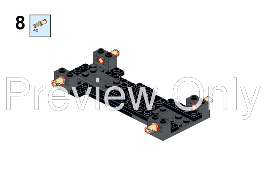 LEGO MOC Audi R10 TDI #1 2007 Le Mans winner by GCh | Rebrickable ...
