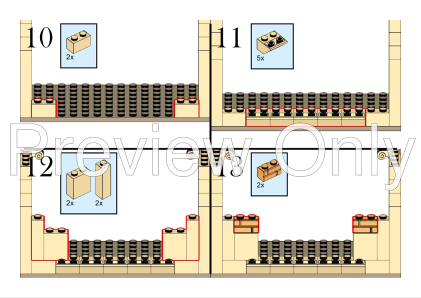 LEGO MOC Ravencl*w Common Room Set (Modular) by Mystical95 ...