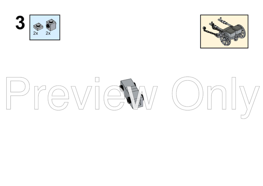 LEGO MOC British Napoleonic Royal Artillery Limber and light Howitzer ...