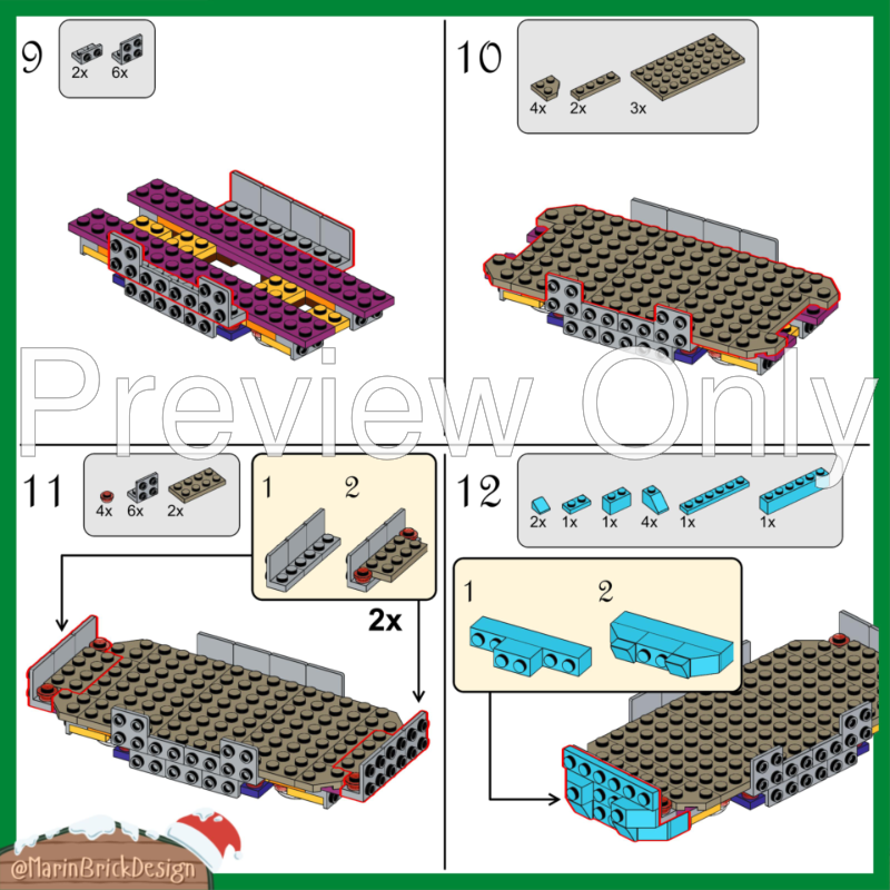 LEGO MOC LEGO Christmas Boat MOC Instructions - LEGO Winter Village MOC ...