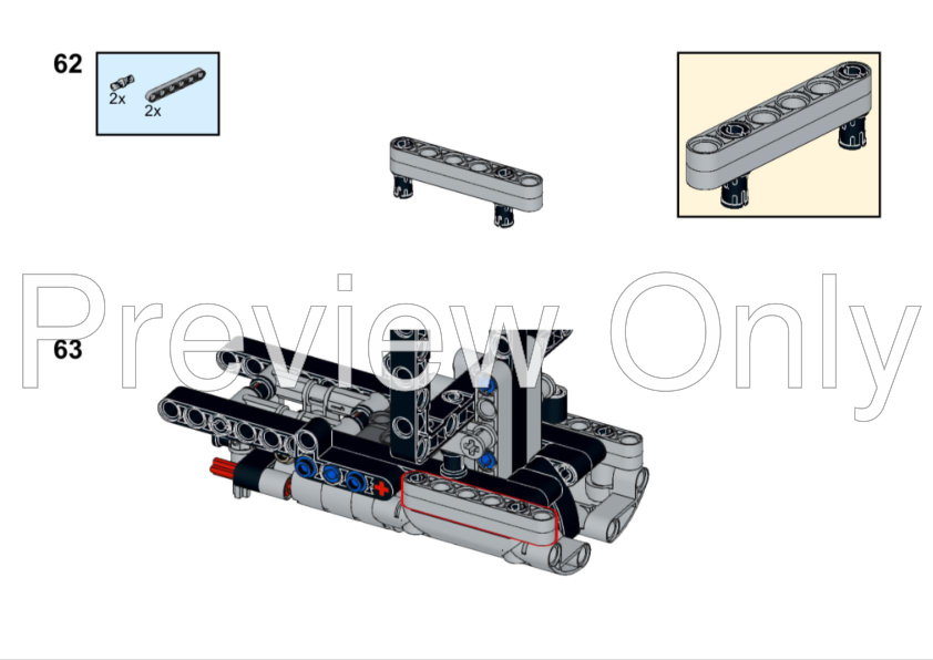 LEGO MOC YAMAHA R1 1:5 white /red by MOC NEMOOZ | Rebrickable - Build ...