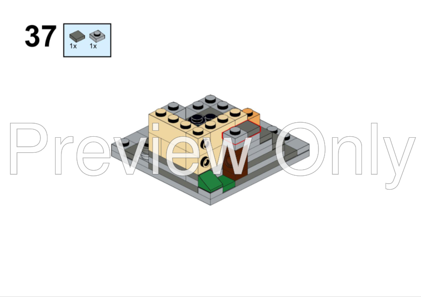 LEGO MOC MIni Modular Tudor Corner by christromans | Rebrickable ...