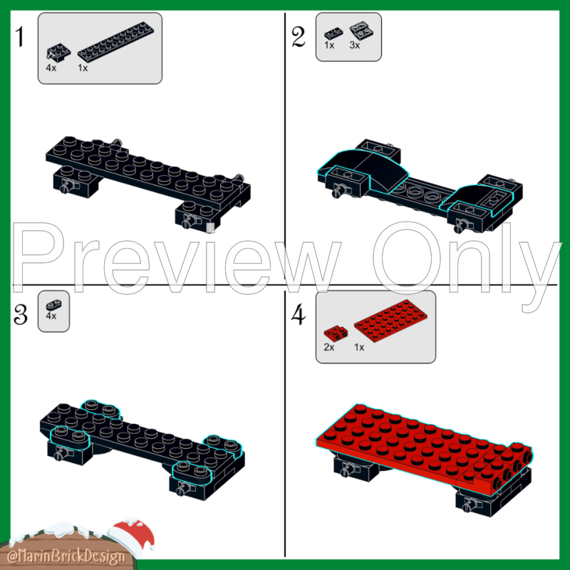 LEGO MOC LEGO Christmas Toy Seller Carriage Moc Instructions - Lego ...