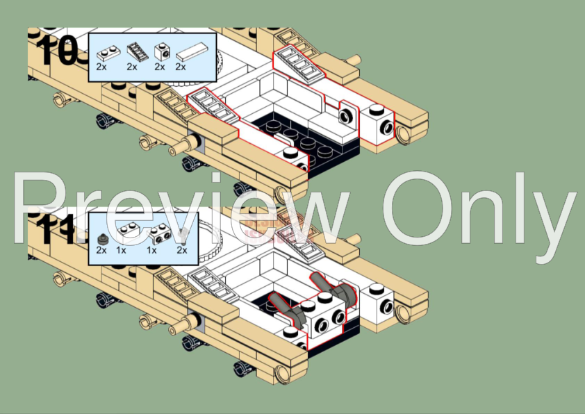 LEGO MOC M1A2 Abrams by Isubuilds | Rebrickable - Build with LEGO