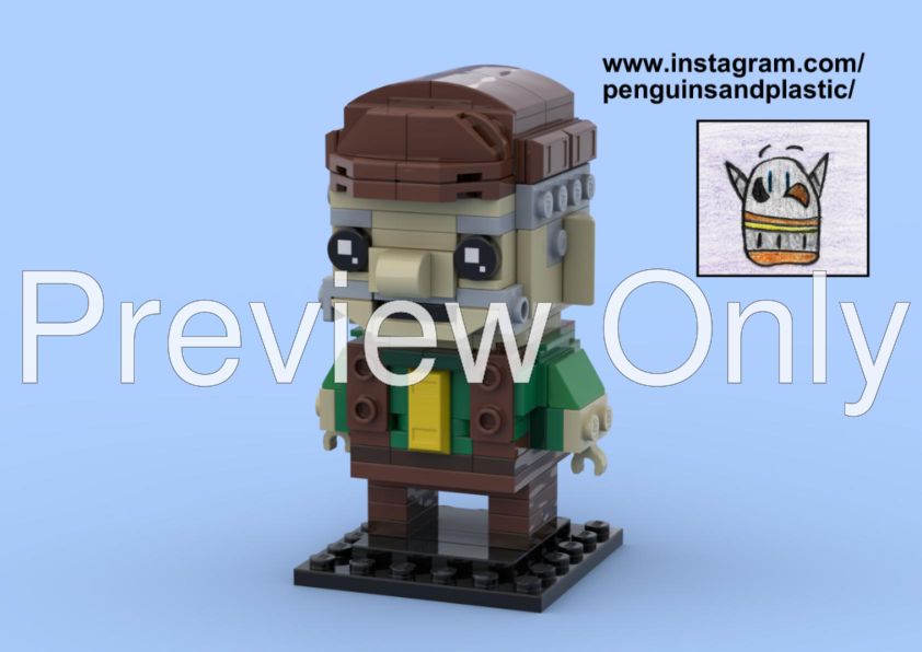 LEGO MOC Stardew Valley- Mayor Lewis Brickheadz by Penguins and plastic ...