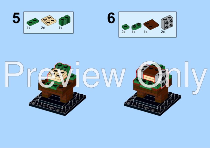 LEGO MOC Stardew Valley- Mayor Lewis Brickheadz by Penguins and plastic ...