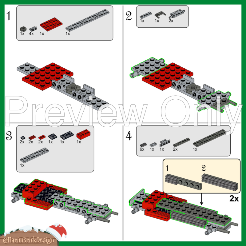 LEGO MOC LEGO Christmas Hot Cocoa Truck Instructions - Lego Winter ...