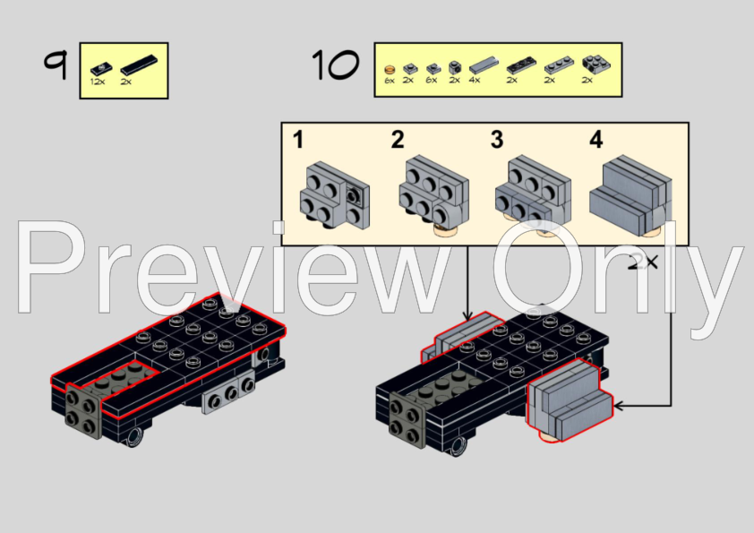 LEGO MOC Kenworth T800 by owstin | Rebrickable - Build with LEGO