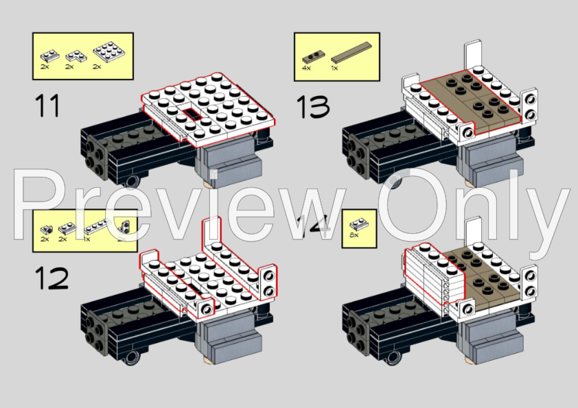 LEGO MOC Kenworth T800 by owstin | Rebrickable - Build with LEGO