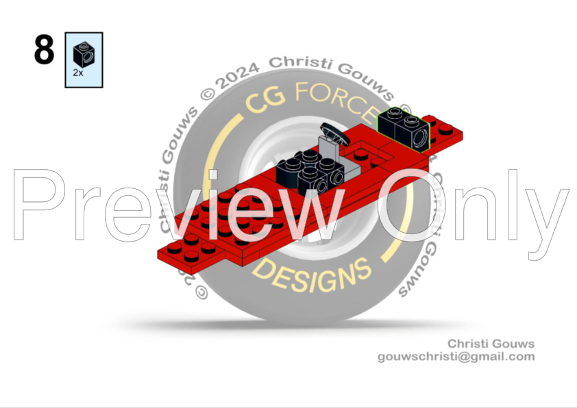 LEGO MOC F1 Alfa Romeo 158/159 by CGForceDesigns | Rebrickable - Build ...