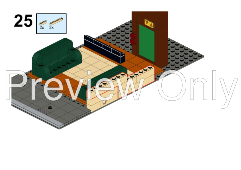 LEGO MOC millenium biltmore histroic hotel module by building-and ...