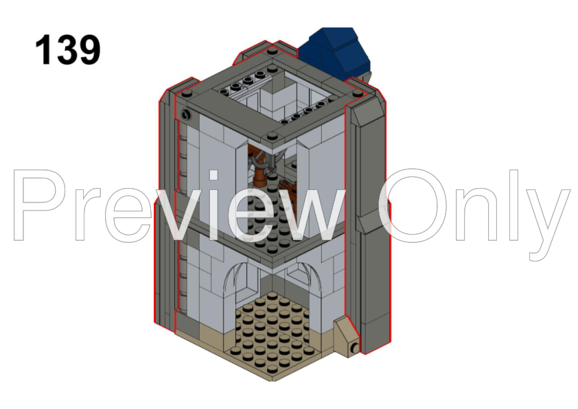LEGO MOC Falcons Castle Palatial Wing by legolot | Rebrickable - Build ...