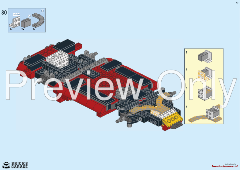 LEGO MOC 10321 Ferari 308 GTS inspired supercar by firas_legocars ...