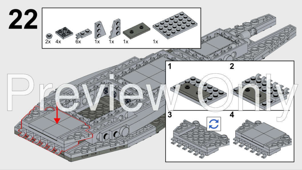 LEGO MOC Imperial LAAT Gunship by Remco_Rohaan | Rebrickable - Build ...