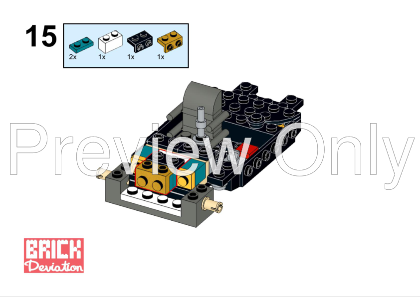 LEGO MOC 2024 Red Bull Ampol Racing Chevrolet Camaro Supercar by Brick ...