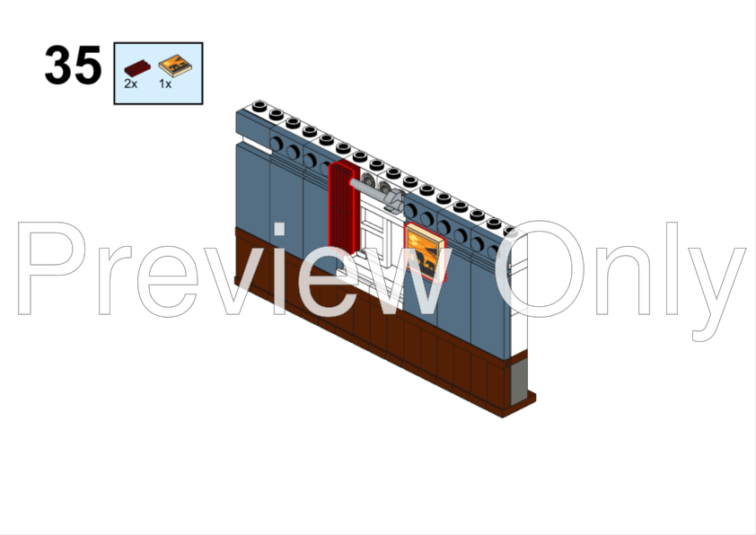 LEGO MOC A log cabin by Enzo_Young | Rebrickable - Build with LEGO