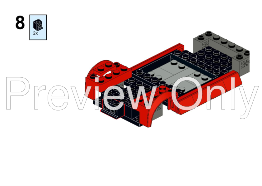 LEGO MOC Mitsubishi 3000gt gto lego moc by stachulec2137 | Rebrickable ...