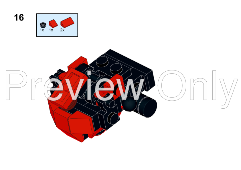 LEGO MOC Lego Mecha Robot Steel Red by Leo Bien Hoa | Rebrickable ...