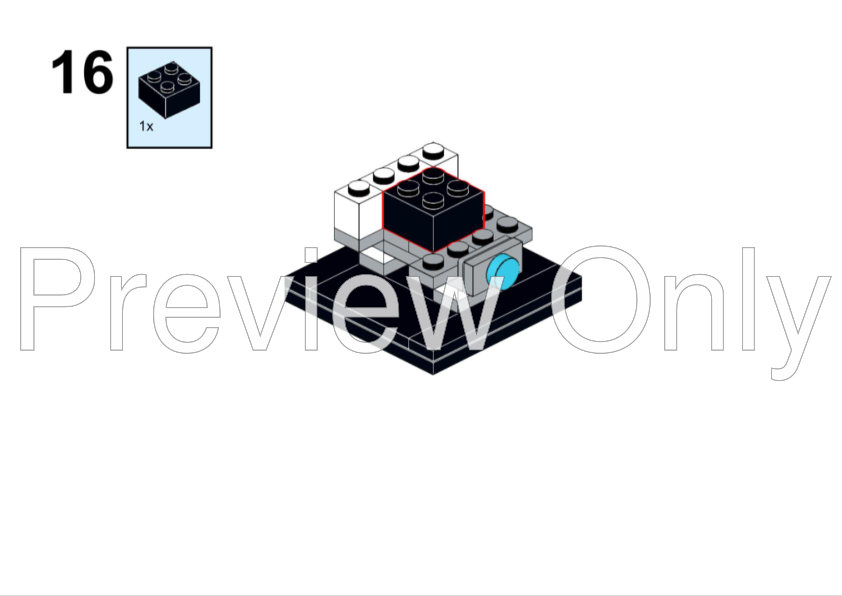 LEGO MOC Furry Protogen Brickheadz by Tye Thorntail | Rebrickable ...