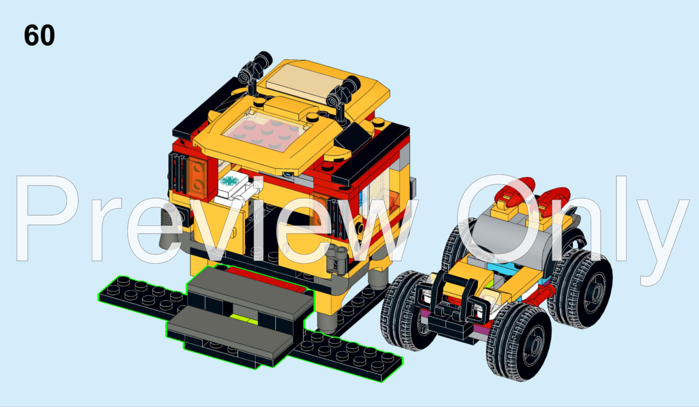 LEGO MOC 60453 Lifeguard Tower by PeterSzabo | Rebrickable - Build with ...