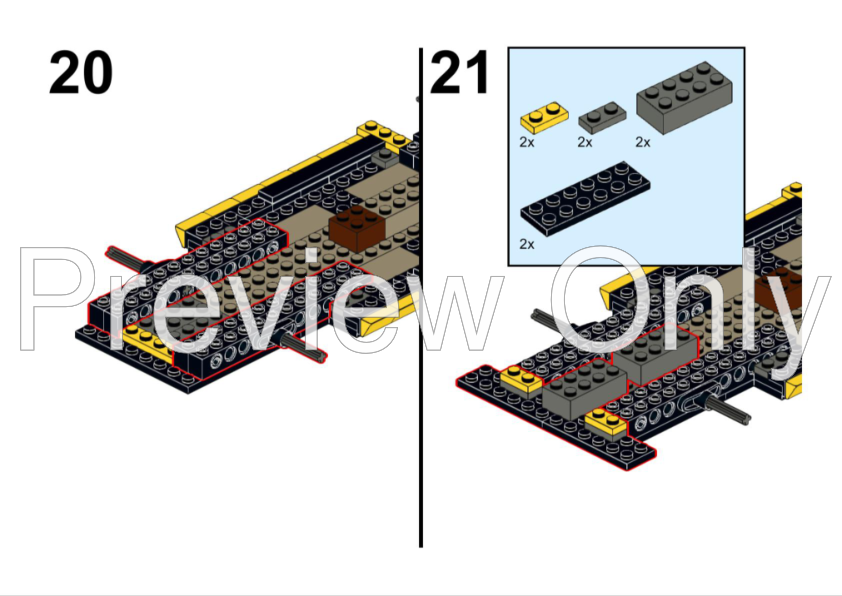 LEGO MOC-205657 1:18 J.P. Ford Explorer by Double_U_Bricks ...
