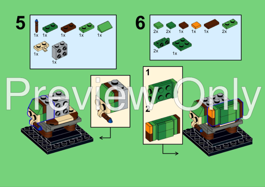 LEGO MOC-205695 Stardew Valley- Leah Brickheadz by Penguins and plastic ...