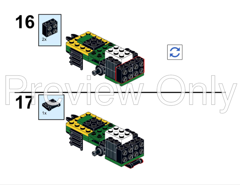 LEGO MOC John Deere 9RX 830 by LewisZ92 | Rebrickable - Build with LEGO