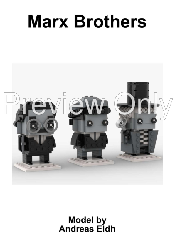 LEGO MOC Marx Brothers by Andreas_Eldh | Rebrickable - Build with LEGO