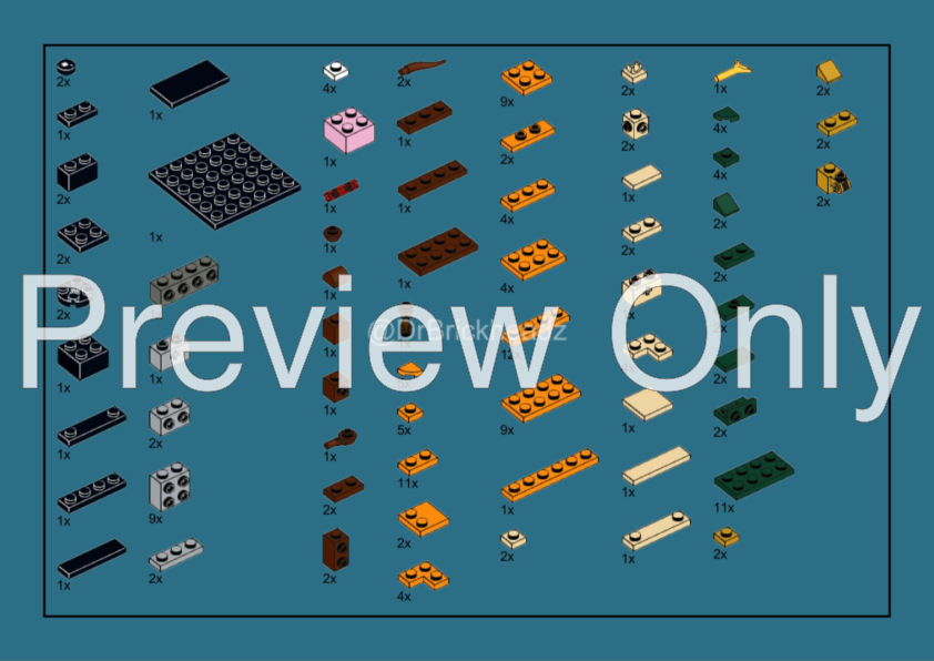 LEGO MOC Merida (Brave) Brickheadz by DrBrickheadz | Rebrickable ...