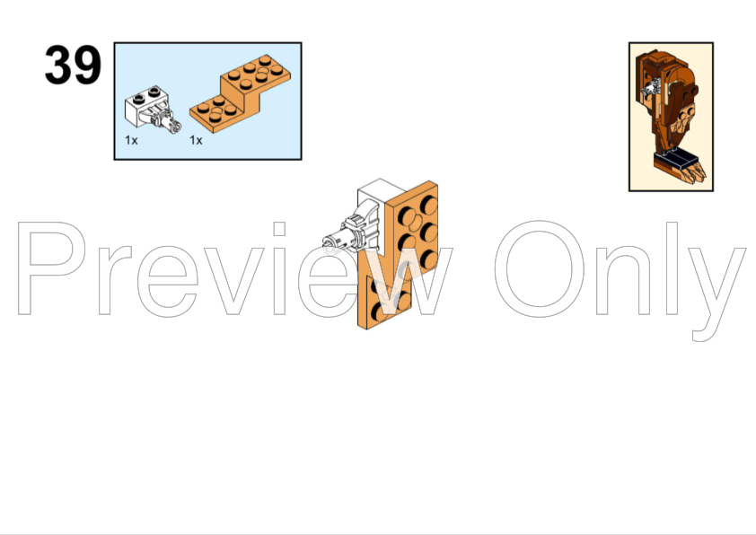 Lego Moc Grizzly Bear By Kaen Rebrickable Build With Lego