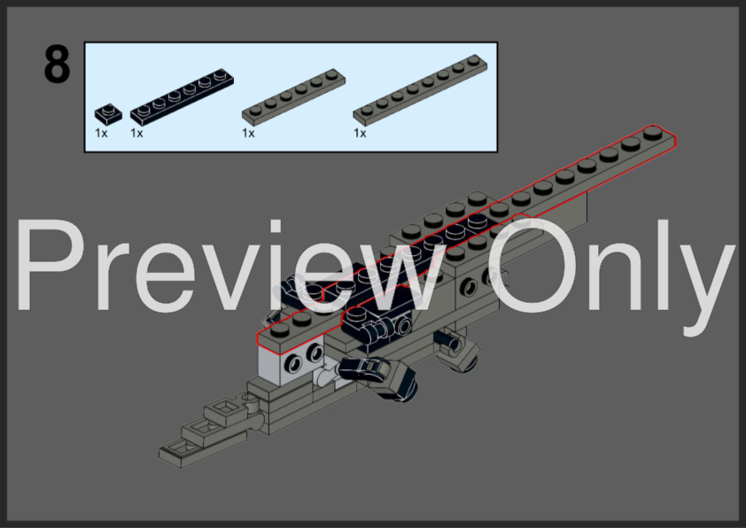 LEGO MOC Sea Harrier FA2 by BasicBuilder23 | Rebrickable - Build with LEGO