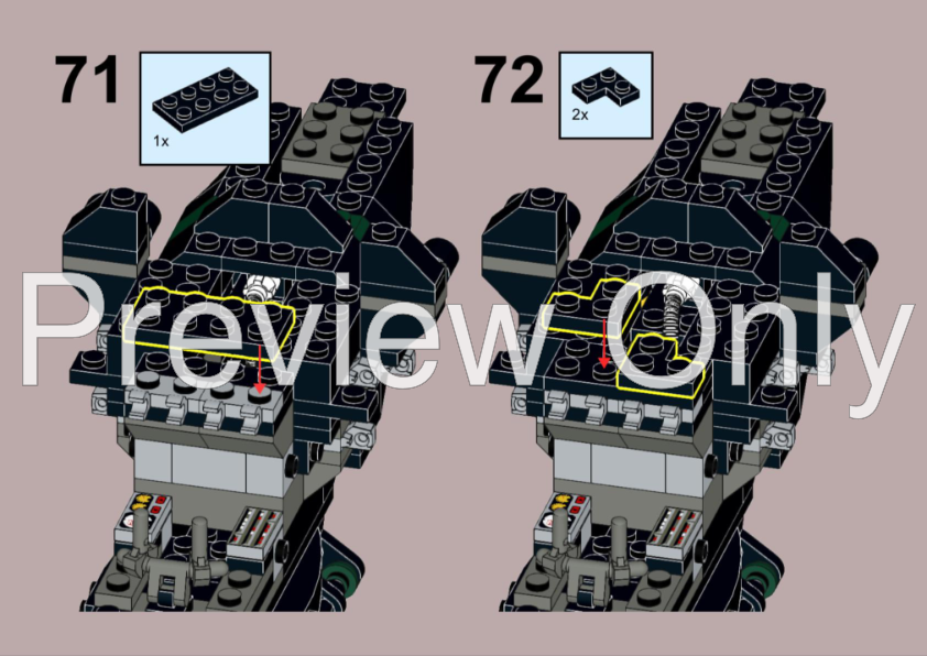 Lego Moc Vtol Gunship By Totalrebrick Rebrickable Build With Lego