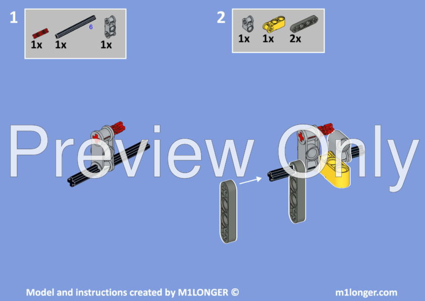 LEGO MOC 42201 Helicopter by M_longer | Rebrickable - Build with LEGO