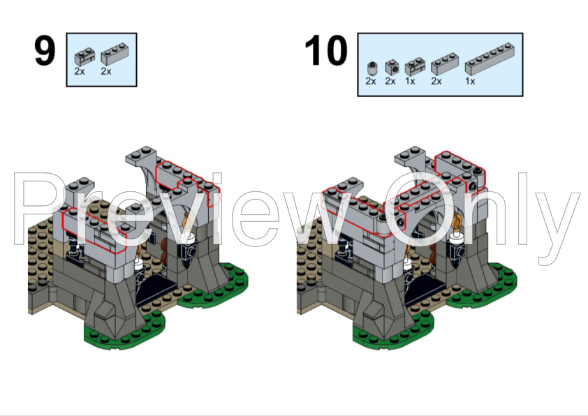 LEGO MOC Wolfpack Outpost by MidiBricks | Rebrickable - Build with LEGO
