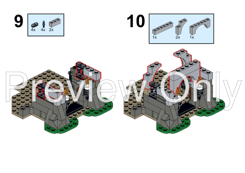 LEGO MOC-205981 Wolfpack Outpost by MidiBricks | Rebrickable - Build ...
