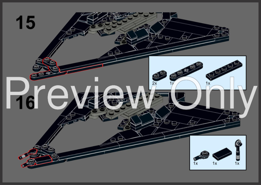 LEGO MOC-206114 F-117 NightHawk - by BasicBuilder23 | Rebrickable ...