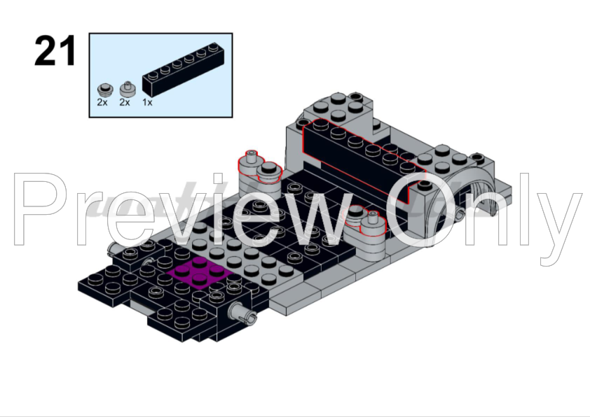 LEGO MOC Mercedes-Benz W124 500E by waffl_builds | Rebrickable - Build ...