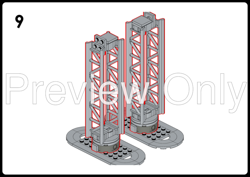 LEGO MOC Coaster Track Railroad Bridge by Thomus_Bean | Rebrickable ...