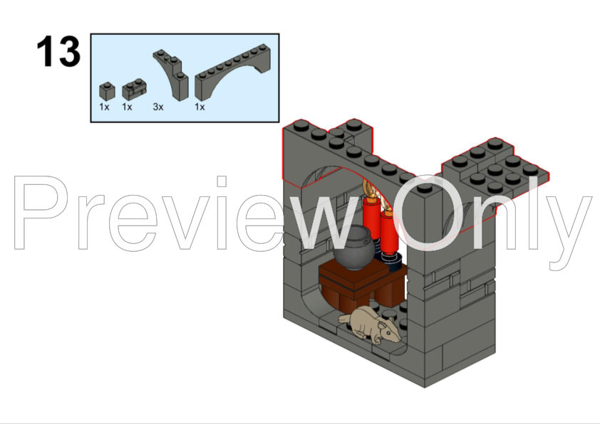 LEGO MOC Dungeons and Dragons Classic Fantasy Minifigure Display ...