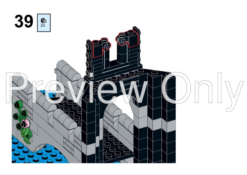 LEGO MOC Wolfpack Tower - 6075 Remake by Studs_on_a_Tile | Rebrickable ...