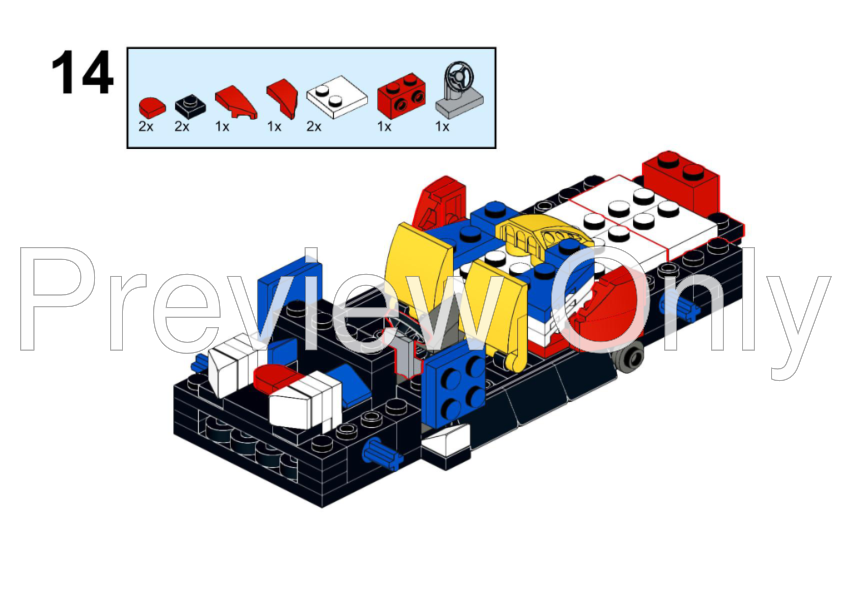 LEGO MOC Race car 001 by Potatotron | Rebrickable - Build with LEGO