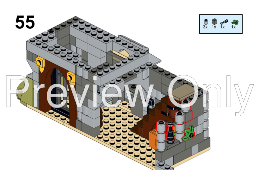 LEGO MOC Outpost Castle and Knight's Quarters - Alternate Build 2x31120 ...