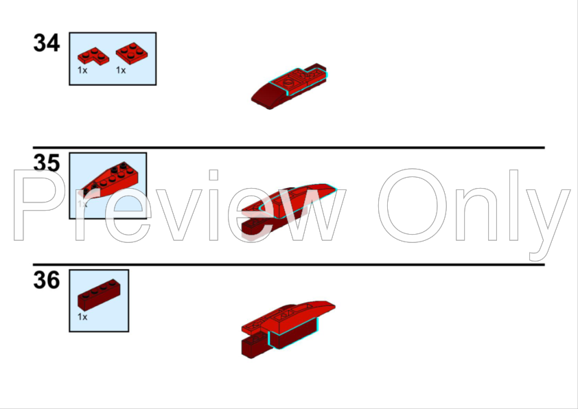 LEGO MOC-206573 Crimson Crescent red spaceship by Dethark75 ...