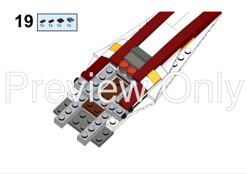 Lego Moc V Wing Starfighter By Moppo Rebrickable Build With Lego