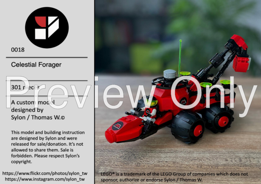 LEGO MOC M:Tron - Celestial Forager (6896) remake by Sylon ...