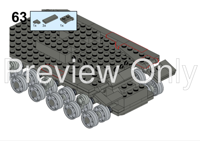 LEGO MOC IS-2 Soviet Heavy Tank by brickperson | Rebrickable - Build ...