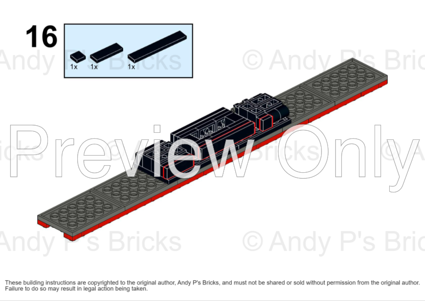 LEGO MOC 4-Wide BR Class 50 Diesel Locomotive Train In Network ...