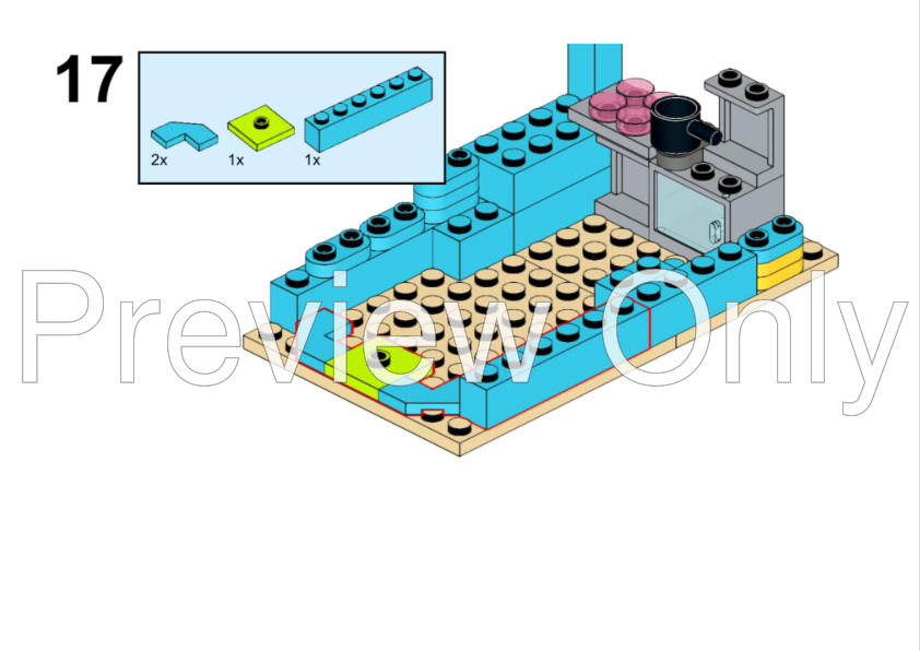 LEGO MOC-206899 Sweet Shop Modular Alternate build of 2x42649 Heartlake ...