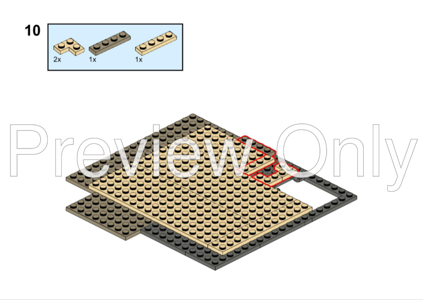 LEGO MOC-206980 Tudor Residential Floor by Brick Artisan | Rebrickable ...